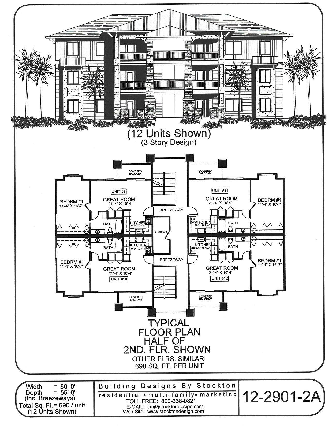 Multi Family Home and Building Plans