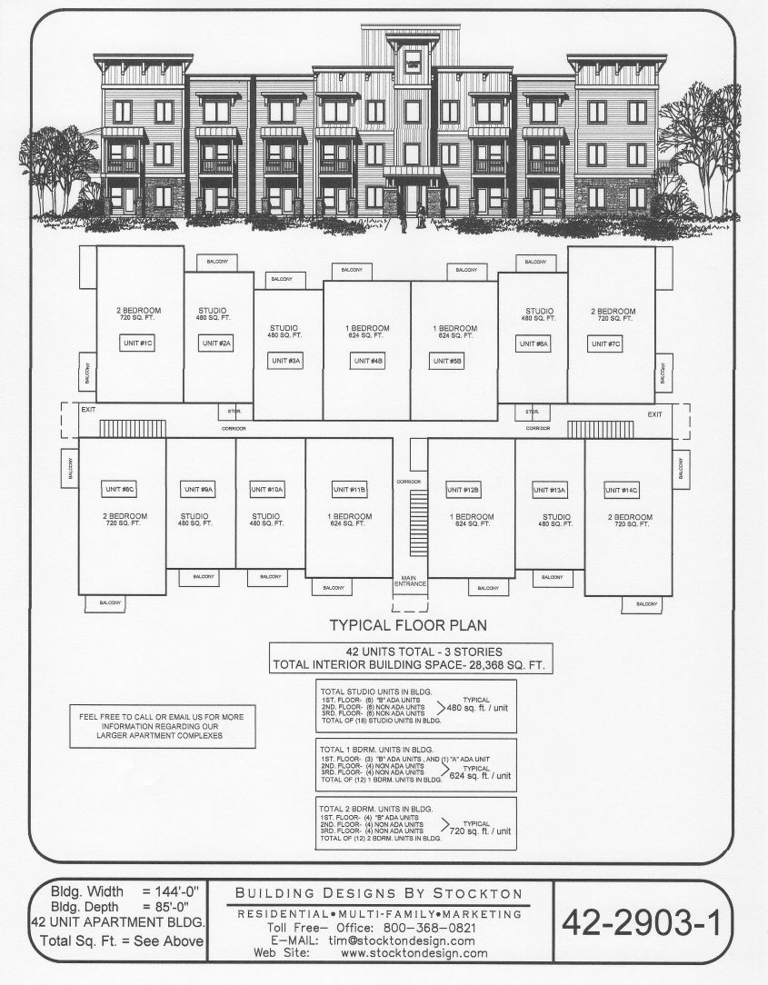 Multi Family Home and Building Plans